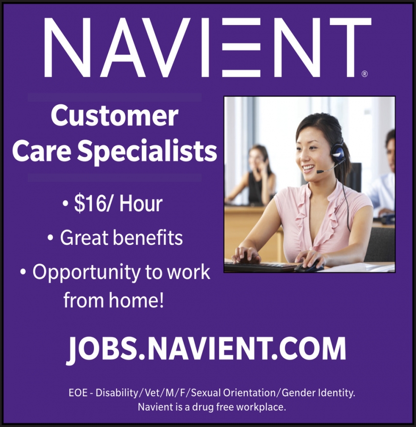 Customer Care Specialists, Navient Solutions, LLC, Wilkes Barre, PA