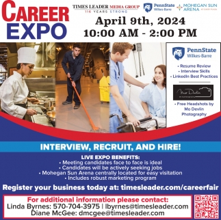 Career Expo, Times Leader Media Group - Career Expo (April 9th, 2024)