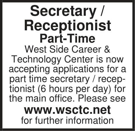 Secretary, West Side Career & Technology Center, Kingston, PA